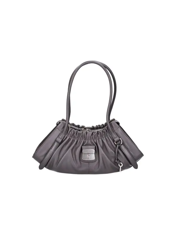 Marc Jacobs Leather Shoulder Bag - Gray