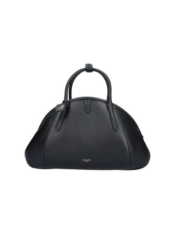 Alaïa Handbag In Calfskin Leather - Black
