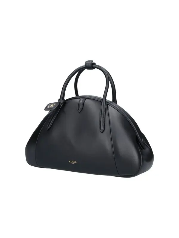 Alaïa Handbag In Calfskin Leather - Black