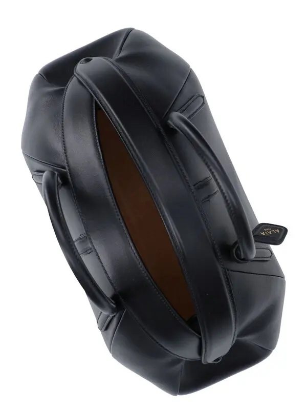 Alaïa Handbag In Calfskin Leather - Black