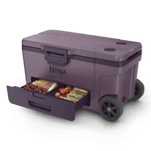 NINJA Frostvault 65qt Cooler With Wheels - Plum