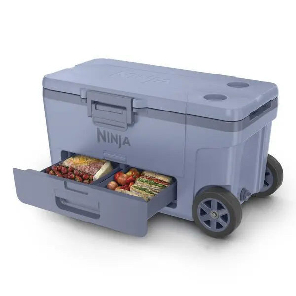 NINJA Frostvault 65qt Wheeled Cooler With Dry Zone - Blue Sky Bliss