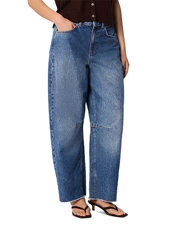 Whistles Authentic Barrel Jeans - Denim