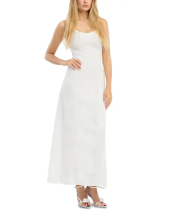 ROTATE BY BIRGER CHRISTENSEN Mesh Maxi Dress
