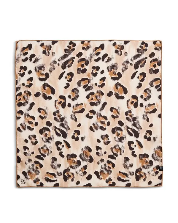 FRAAS Animal Print Silk Square Scarf
