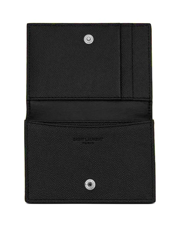 Saint Laurent Paris Business Card Holder With Flap