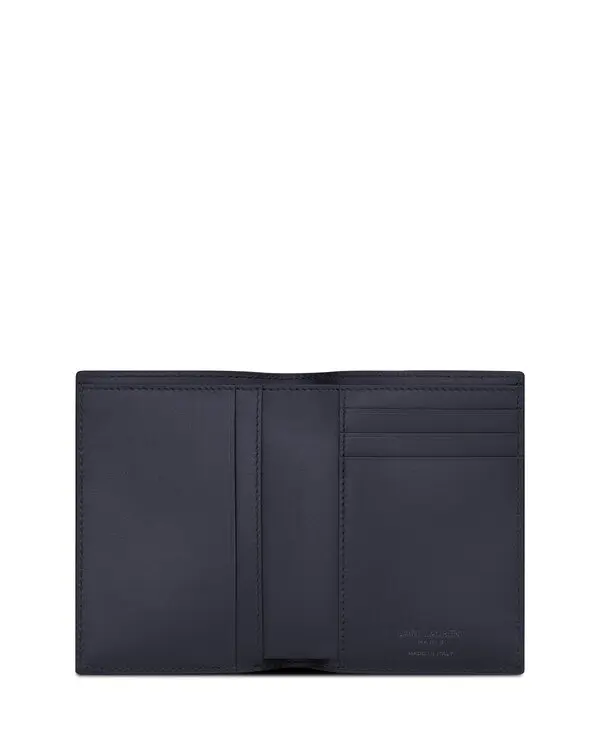 Saint Laurent Paris Credit Card Wallet - Midnight Blue