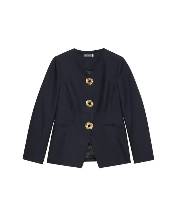 Mint Velvet Wool Blend Sculpted Jacket