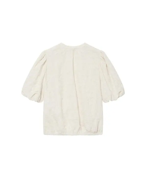 Mint Velvet Cotton Textured Floral Top