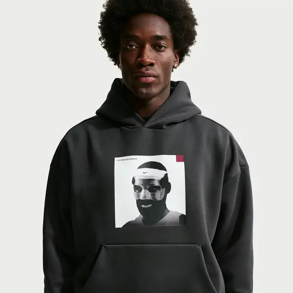Nike Lebron "masked Menace" Therma-fit Basketball Hoodie - Black