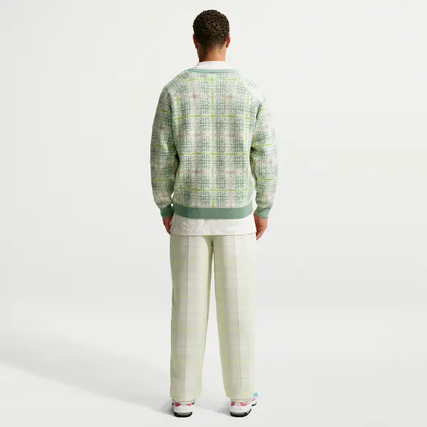 Nike Tartan Loose Golf Cardigan