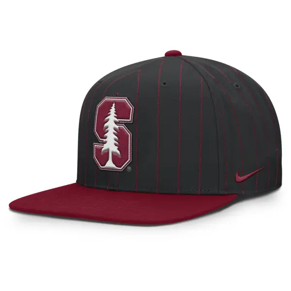 Nike Stanford Primetime Pin Stripe Dri-fit Adjustable Hat - Black