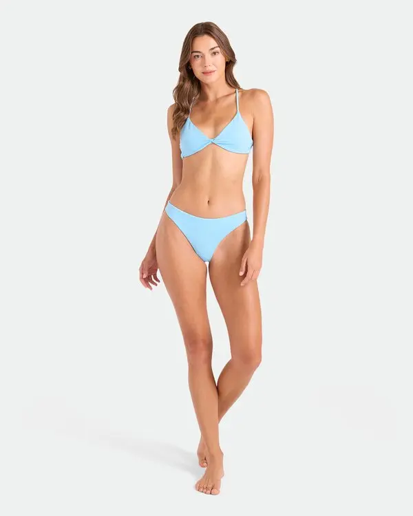 Volcom Simply Seamless Twist Bralette - Cloud Blue