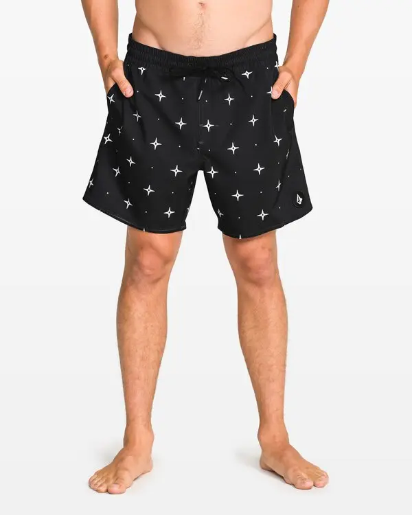 Volcom Lido Print Trunk - New Black