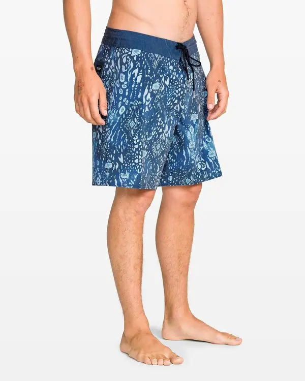 Volcom Psyche Cotton 17" Boardshorts - Navy