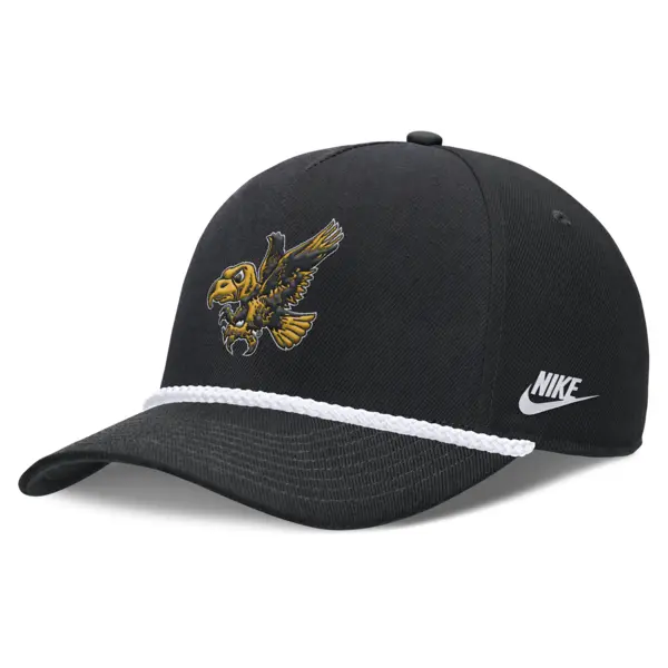Nike Iowa Legacy Basketball Rope Rise College Adjustable Hat - Black