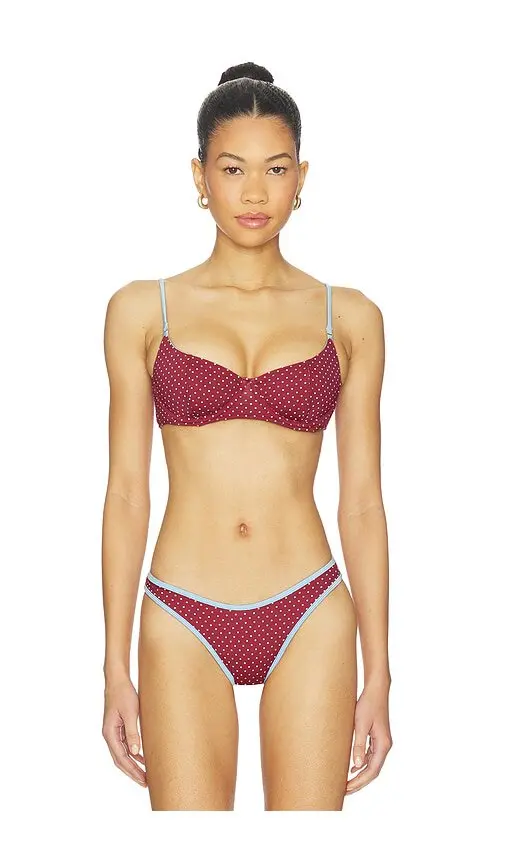 Frankies Bikinis Cola Bikini Top - Tuscany