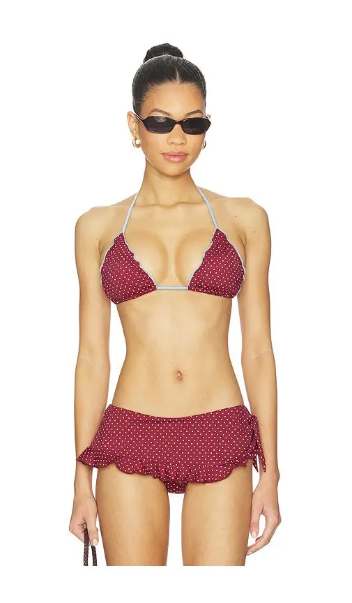 Frankies Bikinis Tidal Bikini Top - Tuscany