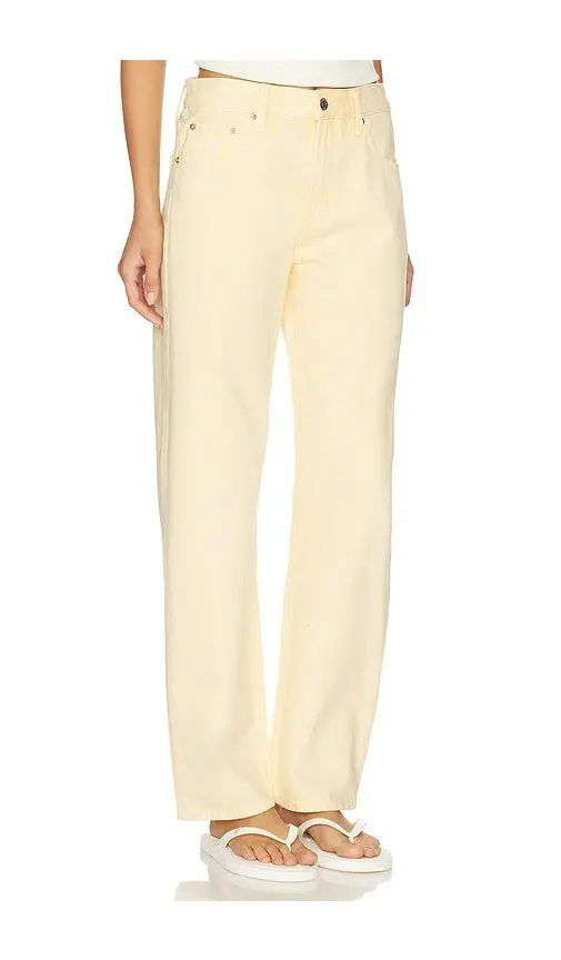 PISTOLA Lexi Mid Rise Bowed Straight Jeans
