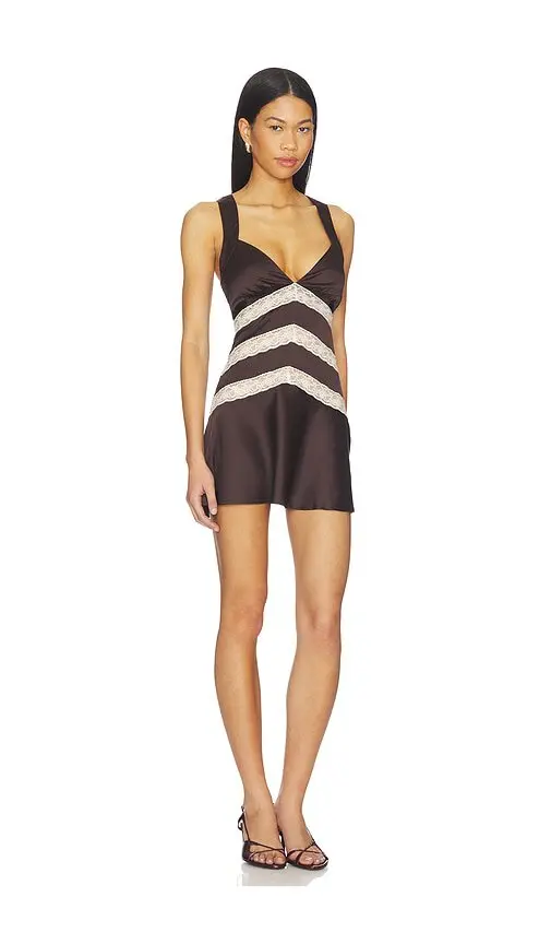 Frankies Bikinis Sedona Satin Mini Dress
