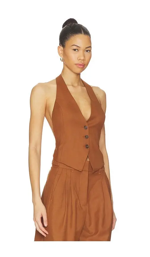 Ronny Kobo Lido Vest - Rust