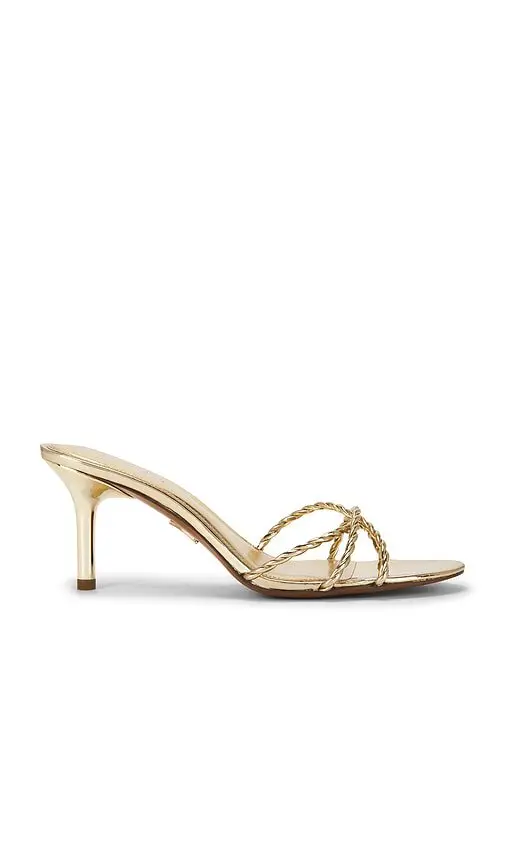 Retrofete Karolina Sandal In Metallic Gold - Light Gold