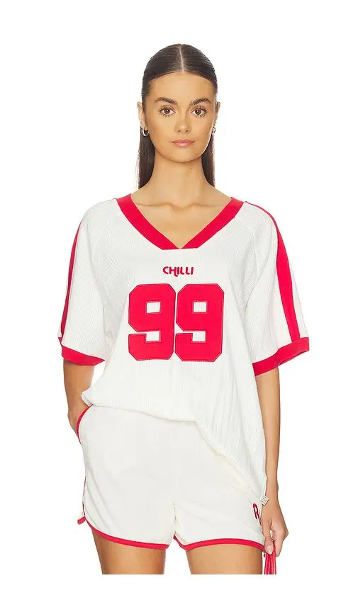 ARAMINTA JAMES Chilli 99 Waffle Tee - Coconut