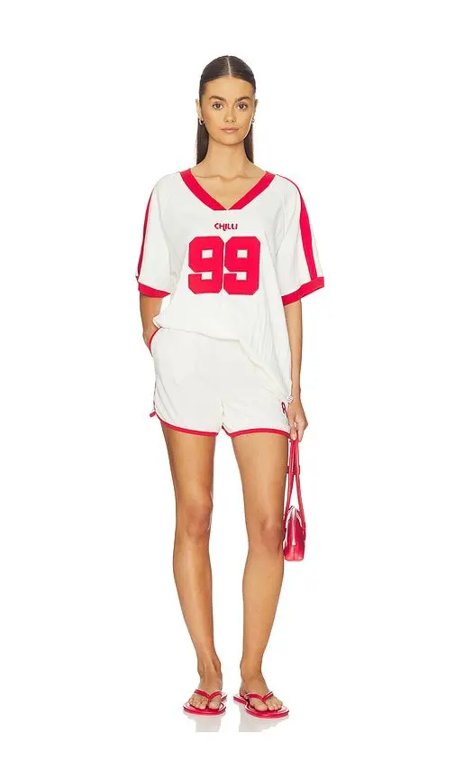 ARAMINTA JAMES Chilli 99 Waffle Tee - Coconut