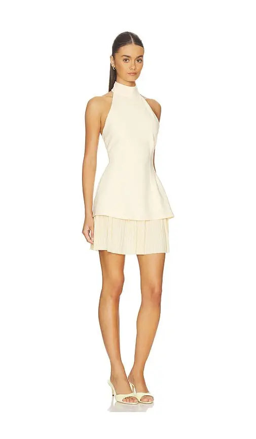 NOOKIE Darling Mini Dress - Lemon