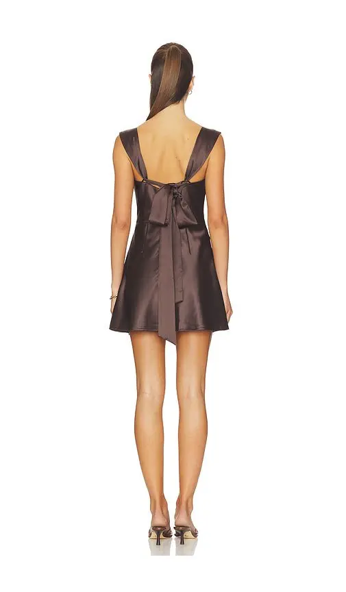 NOOKIE Dream Mini Dress - Chocolate