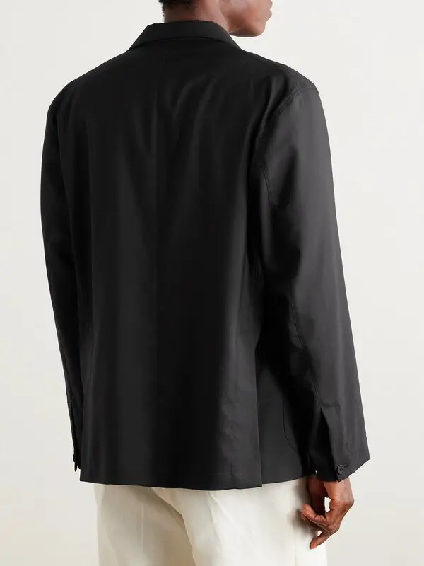STOFFA Unstructured Wool-crepe Blazer
