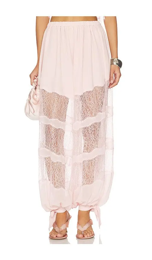 Tularosa Marisa Pant In Blush - Blush Pink
