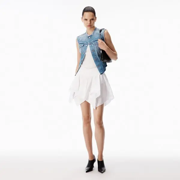 Alexander Wang Pre-styled Combo Dress - Vintage Marbled Blue