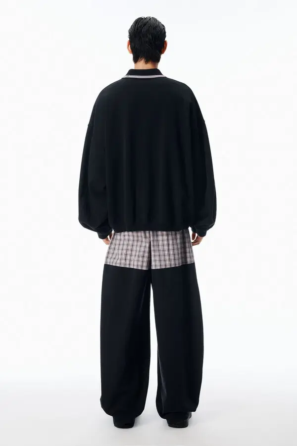 Alexander Wang Long-sleeve Polo Shirt - Black