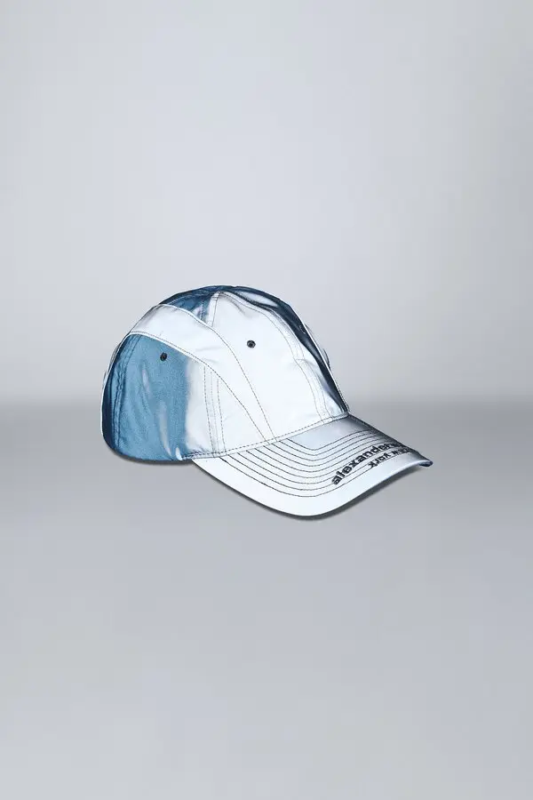 Alexander Wang Gradient Reflective Sport Cap - Silver/blue