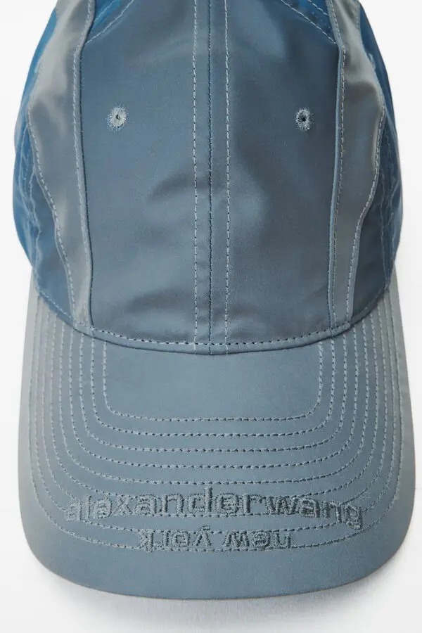 Alexander Wang Gradient Reflective Sport Cap - Silver/blue