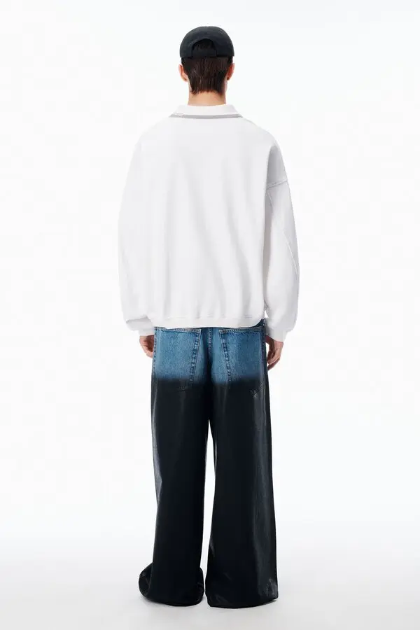 Alexander Wang Long-sleeve Polo Shirt - White