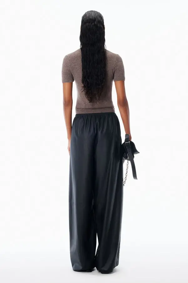 Alexander Wang Short-sleeve Wool Tee - Brown