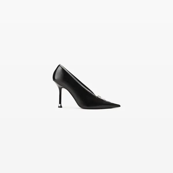 Alexander Wang Akila 105mm Zip Up Pumps