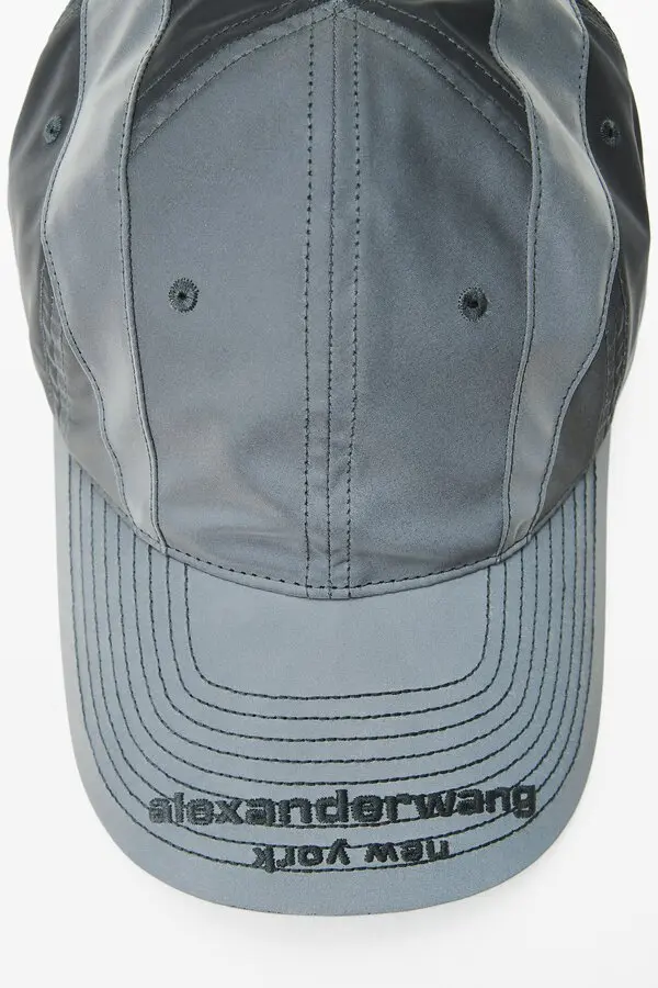 Alexander Wang Gradient Reflective Sport Cap - Black/silver