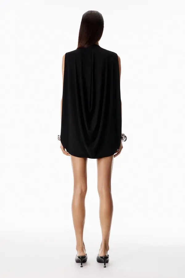 Alexander Wang Drape Back Mini Dress
