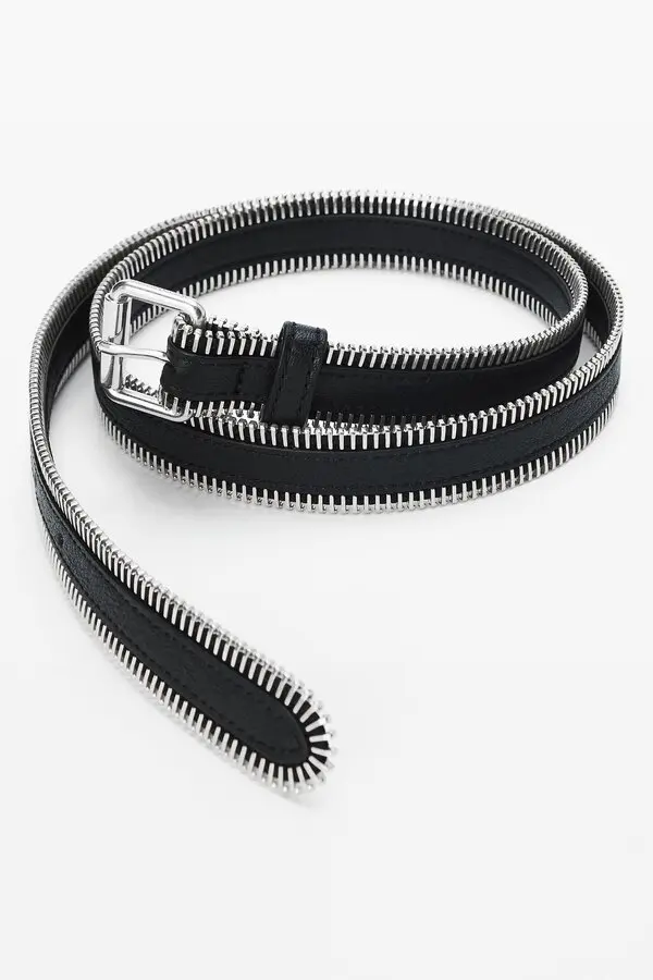 Alexander Wang Thin Zipper Belt