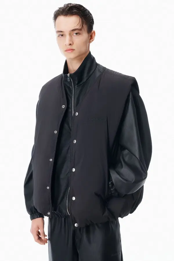 Alexander Wang Moto Puffer Vest
