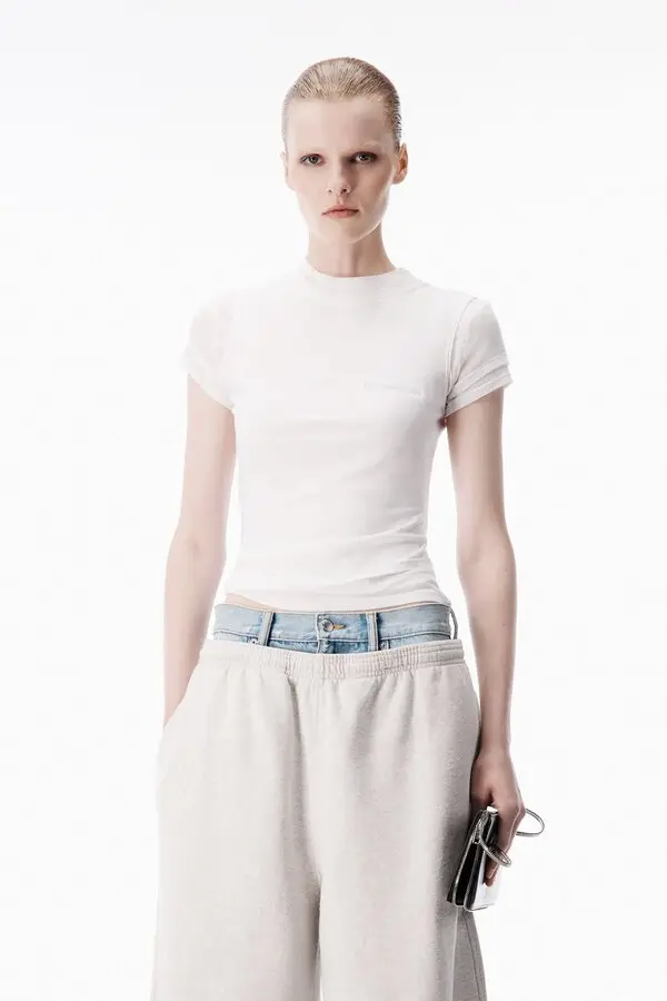 Alexander Wang Layered Short Sleeve Tee