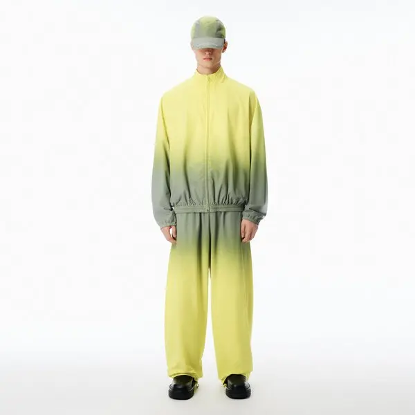 Alexander Wang Reflective Mid-rise Track Pant - Silver/yellow