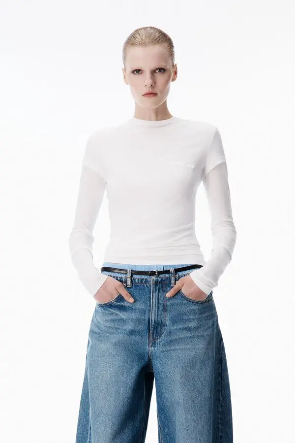 Alexander Wang Layered Long Sleeve Tee