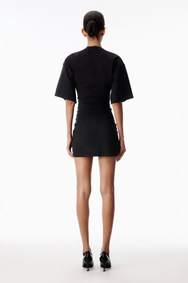 Alexander Wang Zipper T-shirt Dress - Black