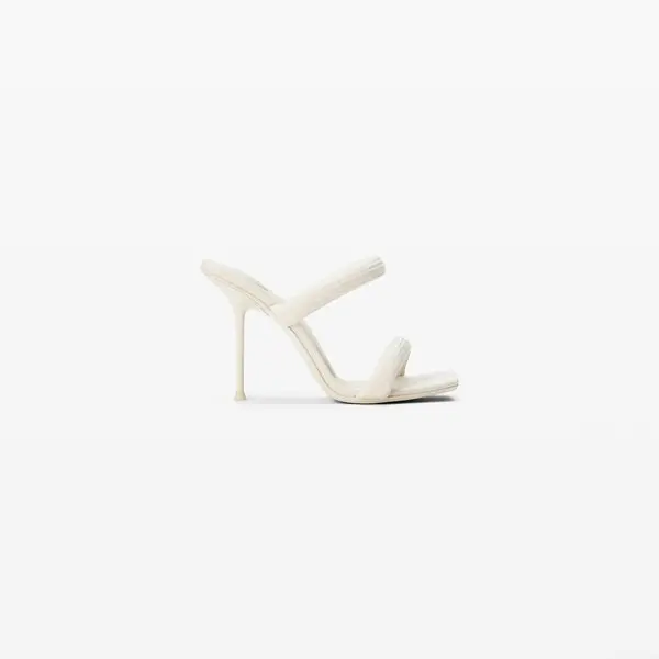 Alexander Wang Julie Webbing Sandal 105mm - Vanilla