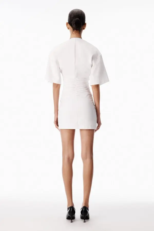 Alexander Wang Zipper Tee Dress - White