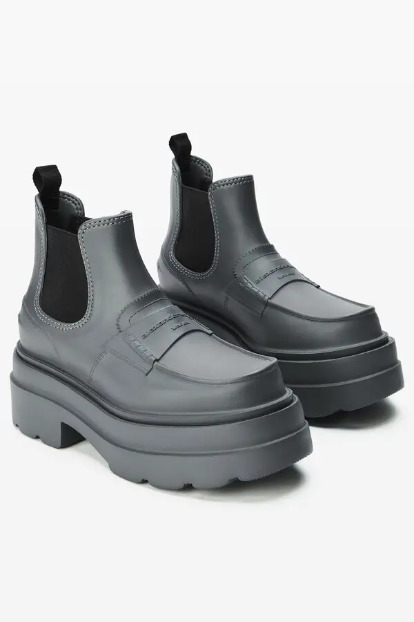 Alexander Wang Carter Platform Rain Boots - Grey